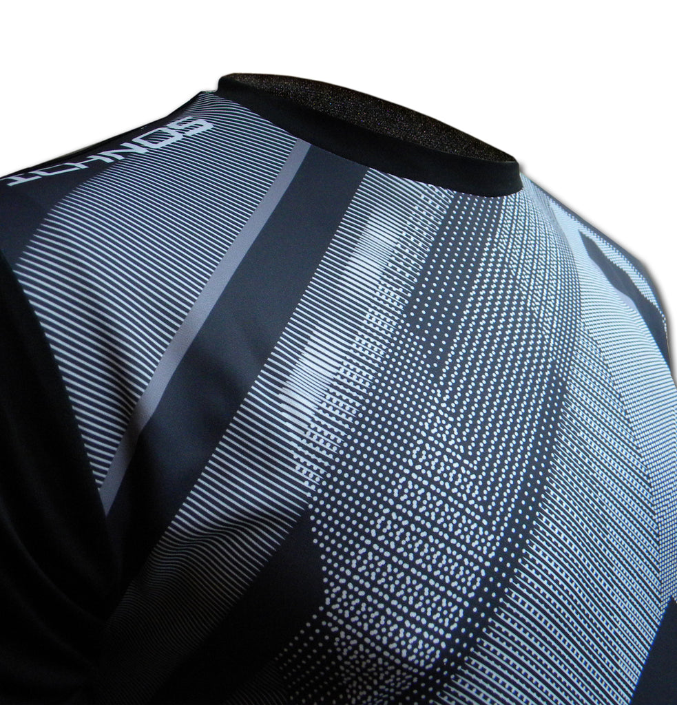 Ichnos Kerberos padded long sleeves goalkeeper football shirt black gr ...